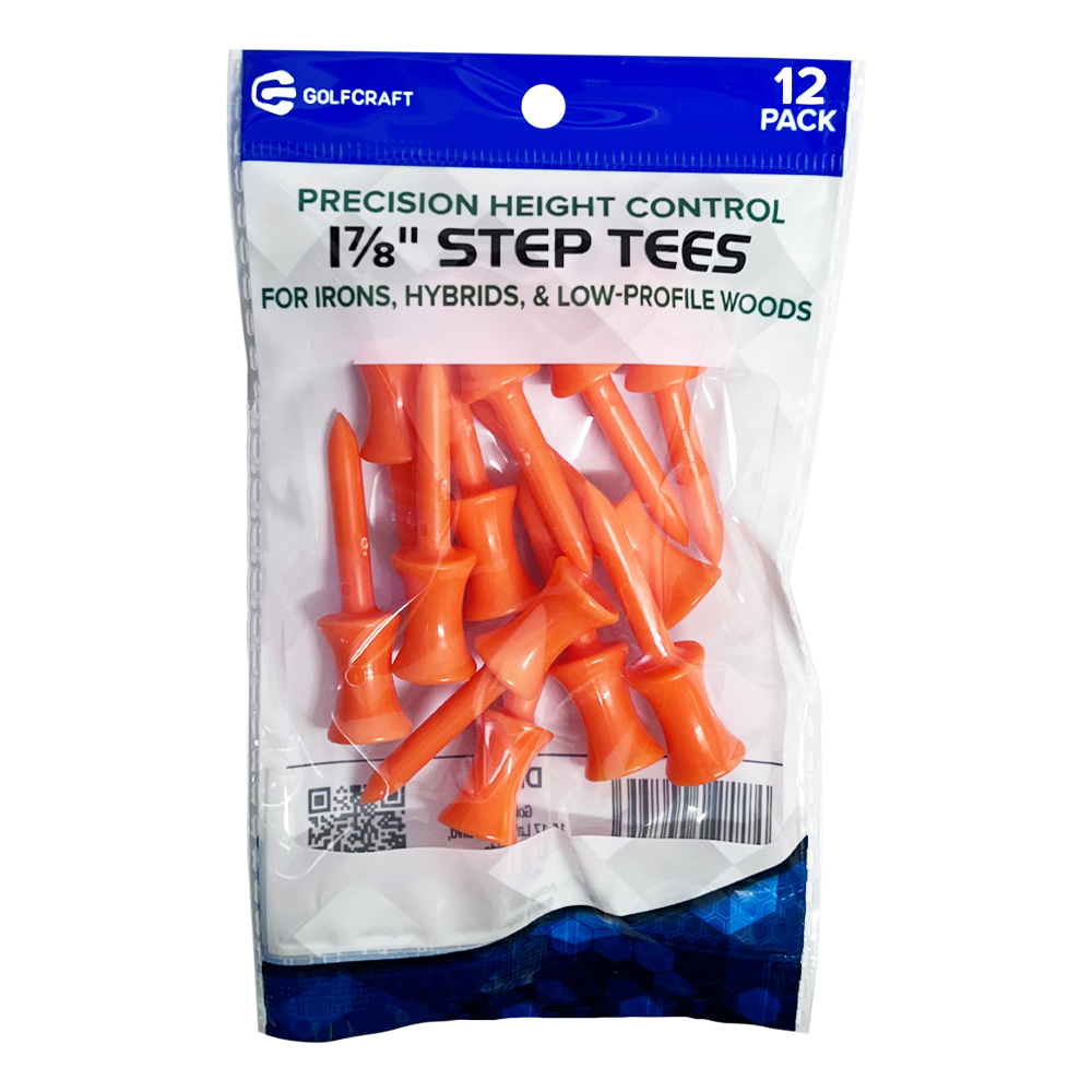 GOLF CRAFT 2 3/4″ PLASTIC STEP TEES – 12 PACK | Golf Works