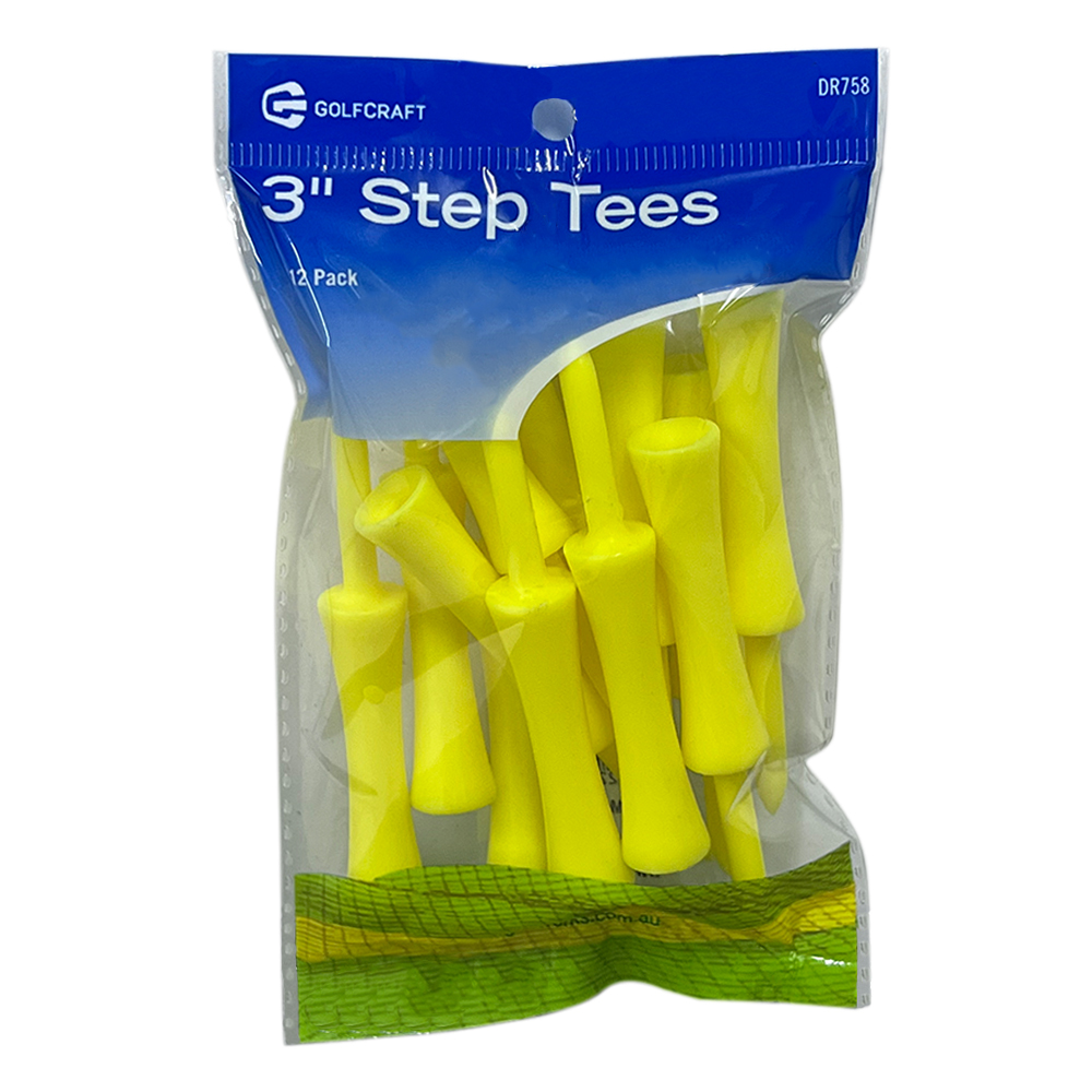 GOLF CRAFT ASSORTED STEP TEES – 12 PACK | Golf Works
