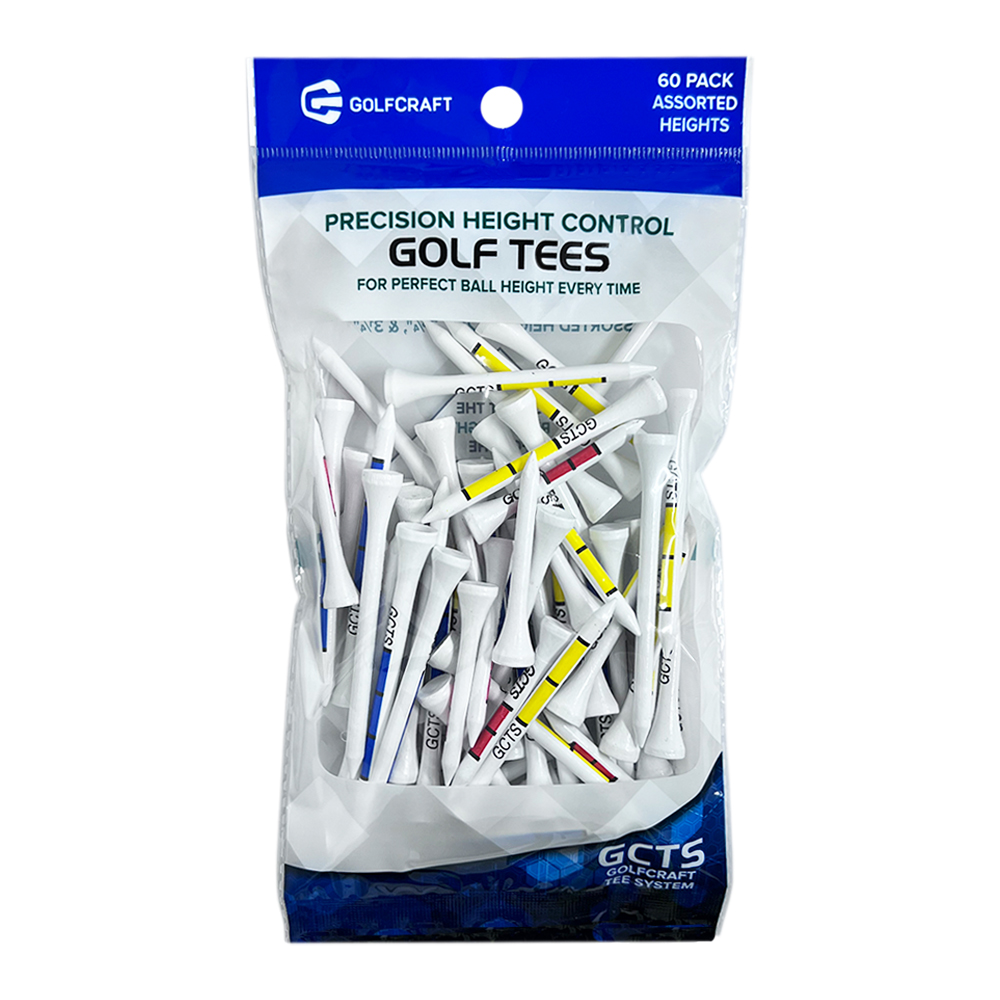 GOLF CRAFT 3″ PLASTIC STEP TEES – 12 PACK | Golf Works