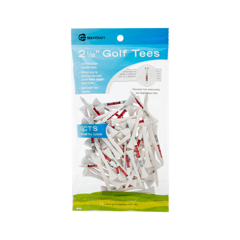 GOLF CRAFT TEE SYSTEM 2 3/4″ GOLF TEES – 75 PACK | Golf Works
